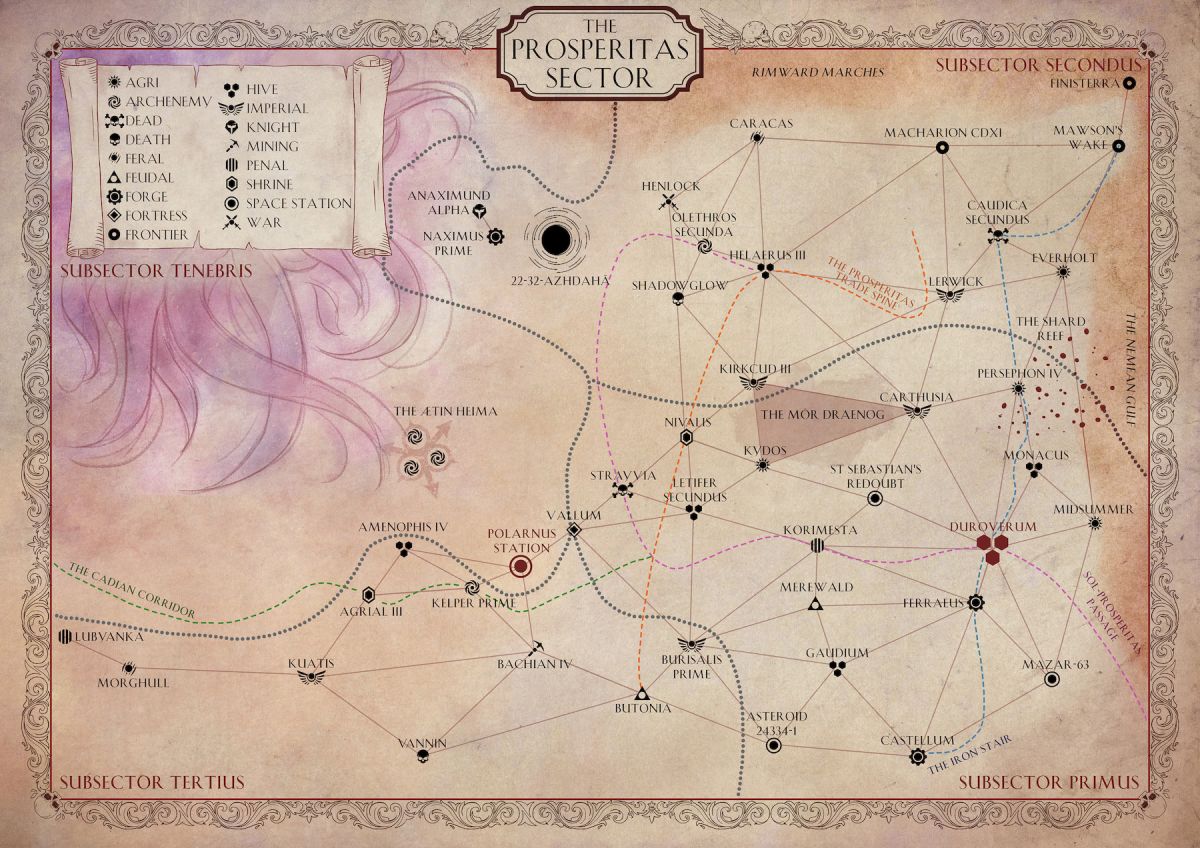 Geography of the Sector - Death unto Darkness